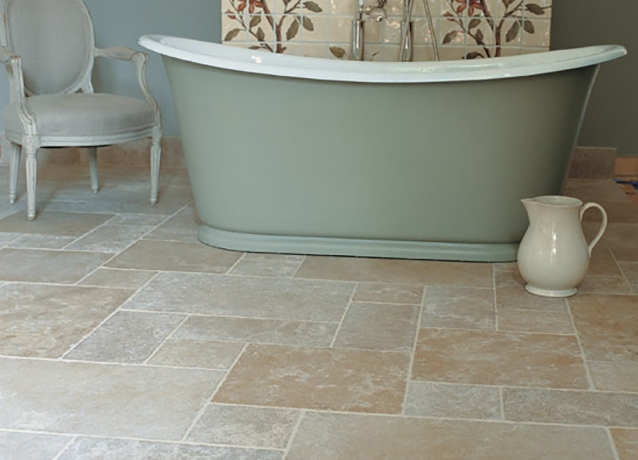 Linoleum vir die badkamer